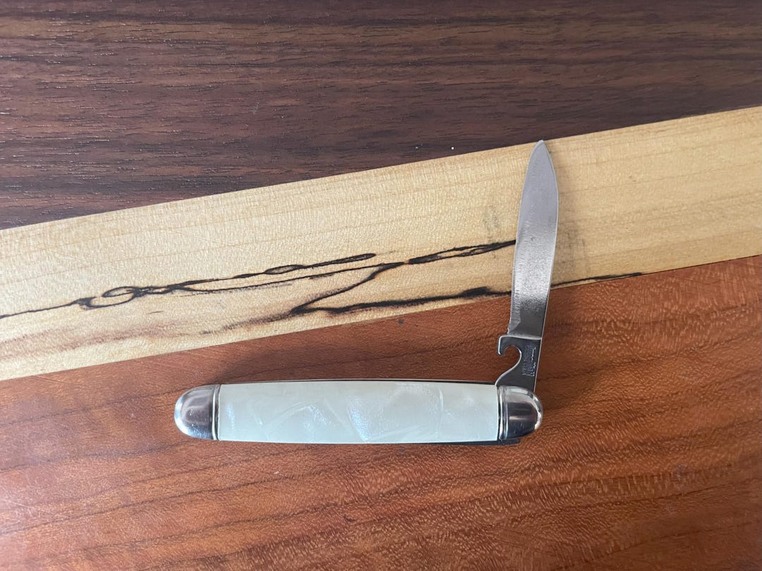 Vintage Imperial Prov. R.I. USA Tilt-lock Pen Knife | Swirl Celluloid ...