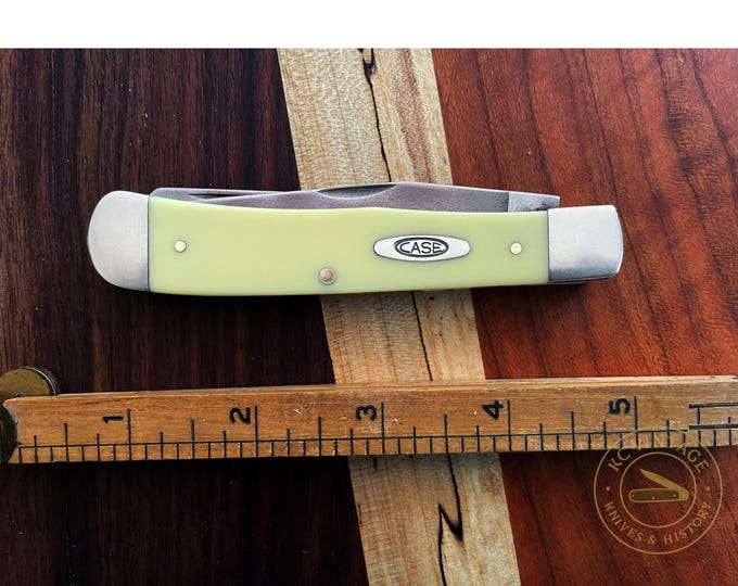 Case Yellow Trapper Pocket Knife – Classic Slipjoint Crafting Tool ...