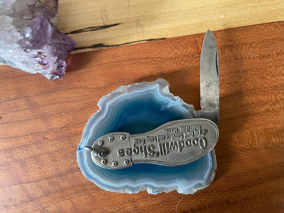 Vintage Goodwill Shoes Advertising Pocket Knife – Lunawerk Solingen ...