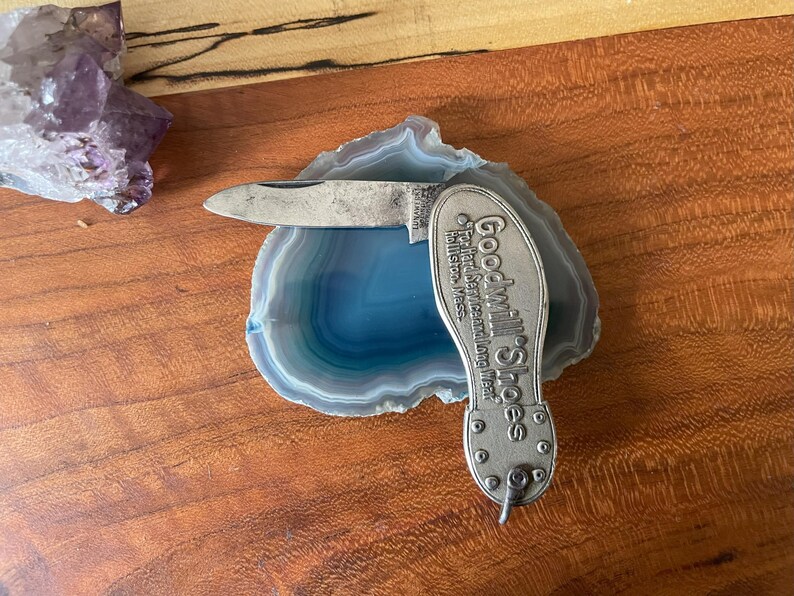 Vintage Goodwill Shoes Advertising Pocket Knife – Lunawerk Solingen ...
