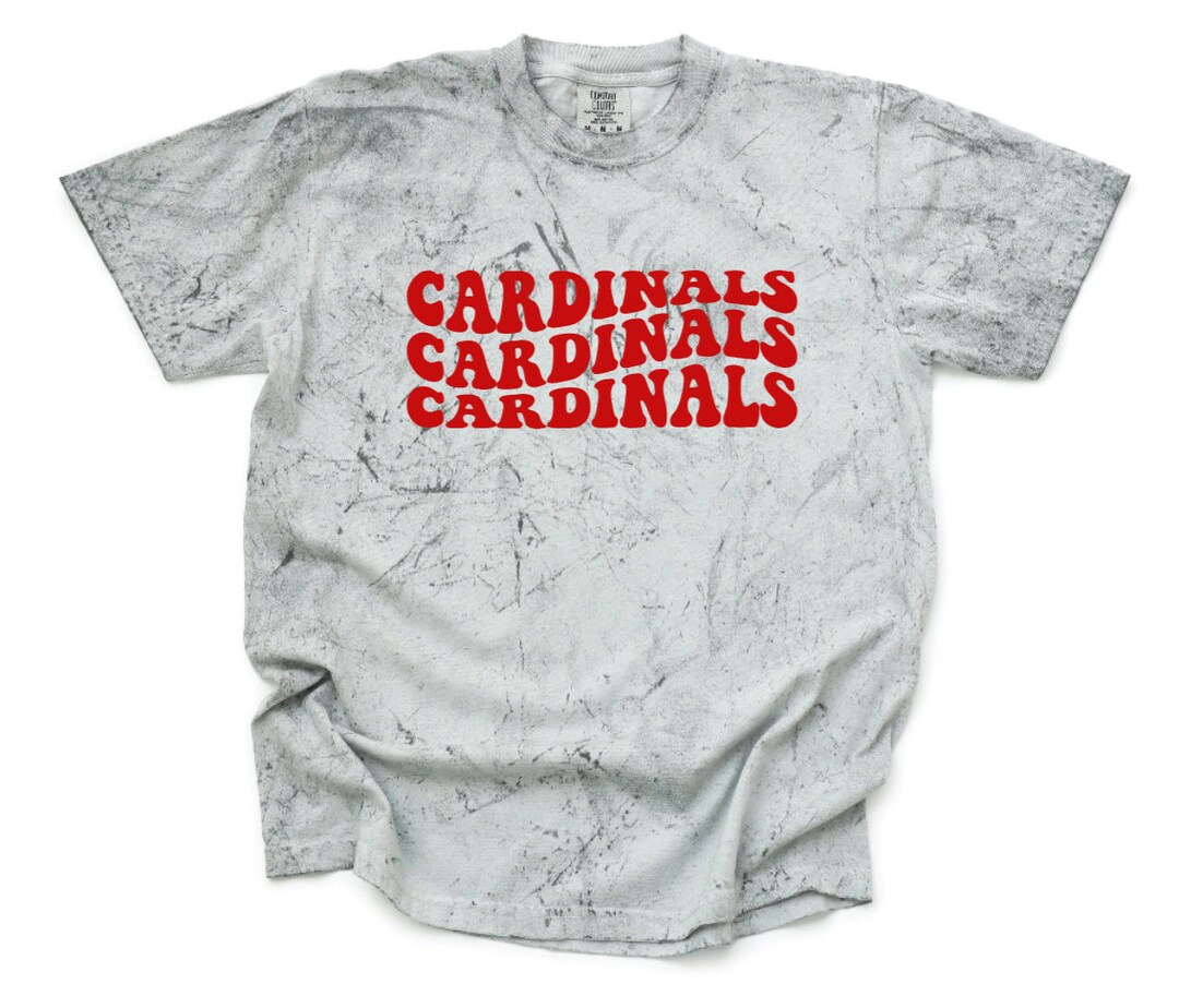 Comfort Colors Cardinals Shirt, Cardinal Tie Dye Tshirt, School Spirit ...