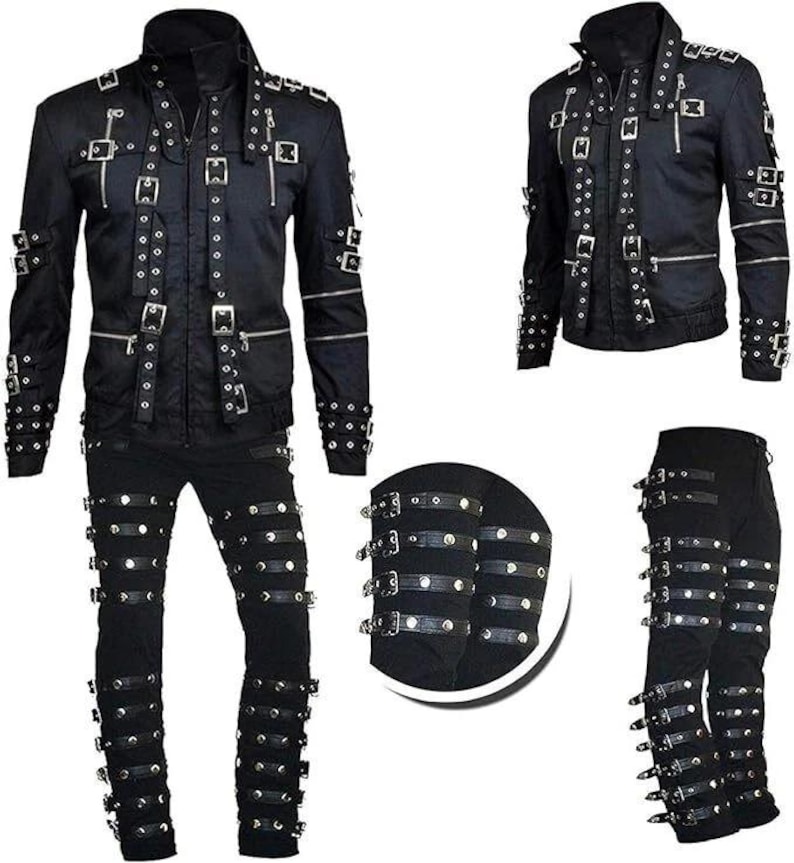 King Singer Michael Jackson Concert"bad" Cosplay Complete Costume ...
