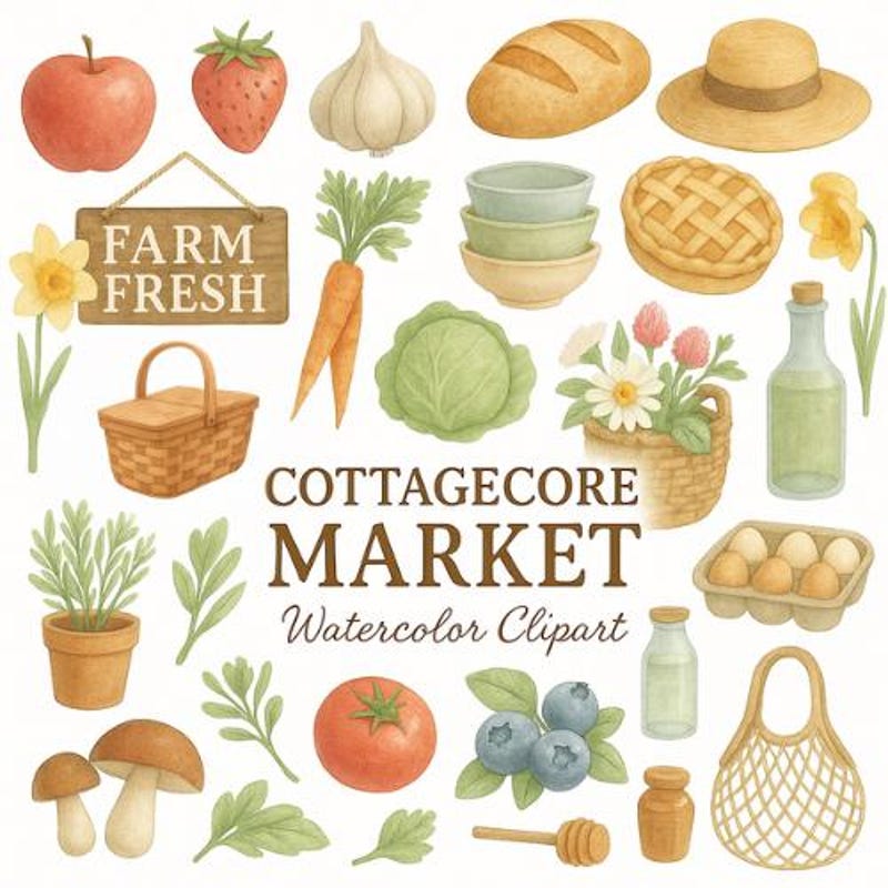 Farmers Market Clipart - Etsy