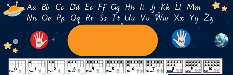 Editable Space-themed Desk Name Tags – Custom Classroom Labels for Kids ...