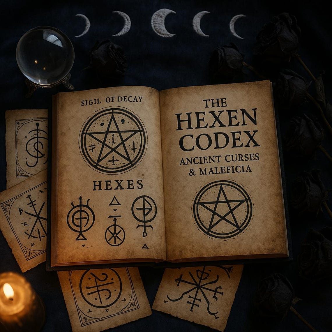 The Hexen Codex Ancient Curses & Maleficia Digital Grimoire PDF Dark ...