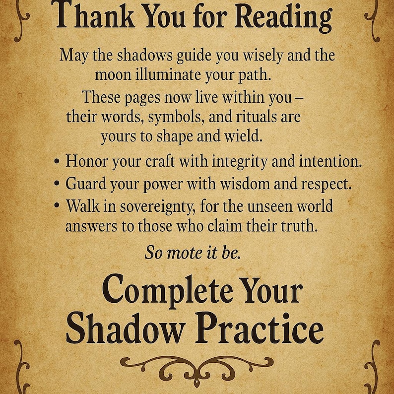 Dark Witch Grimoire: 13 Forbidden Shadow Spells (PDF) - Etsy