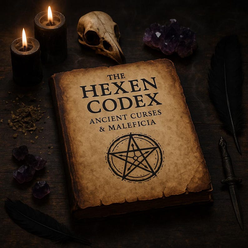 The Hexen Codex Ancient Curses & Maleficia Digital Grimoire PDF Dark ...