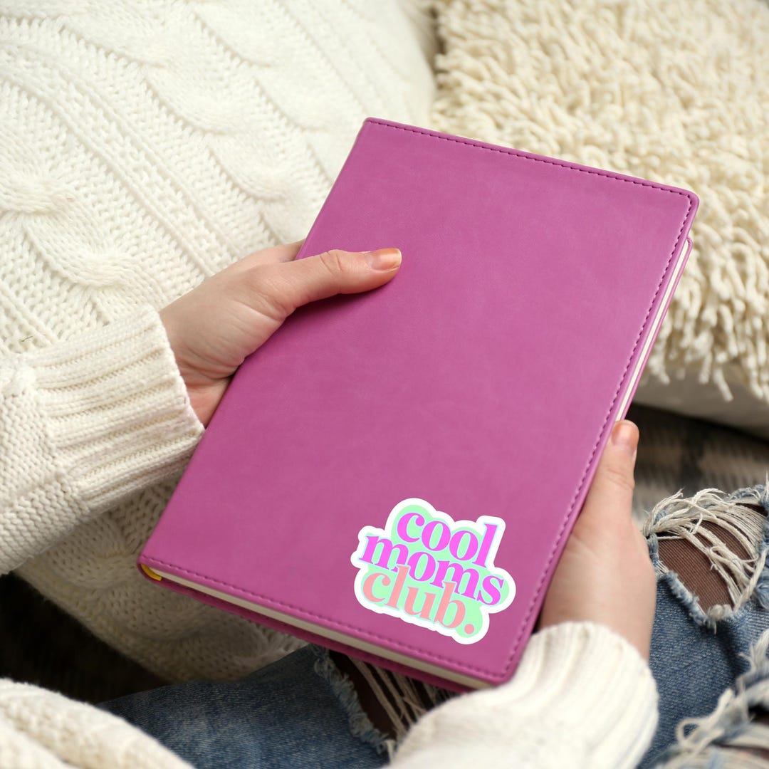 Cool Moms Club Kiss-cut Stickers, Cute Laptop Decals, Fun Planner ...
