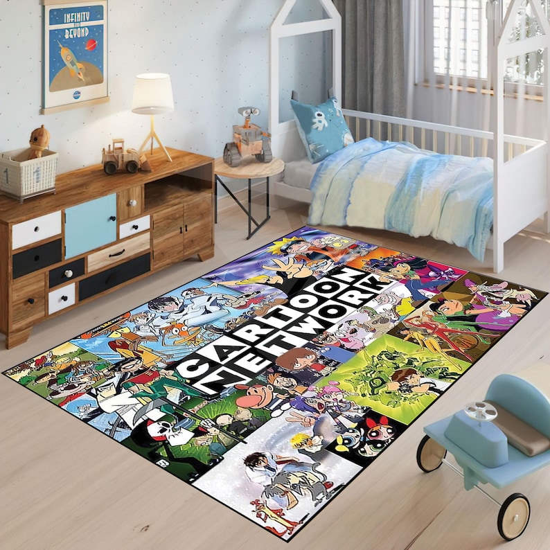 Cartoon Network Rug,cartoon Rug,kids Room Carpet With Classic Cartoon ...