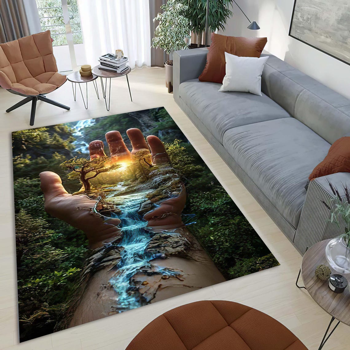 3D Water Rug,illusion Rug,abstract Rug,theme Rug,for Living Room Rug ...