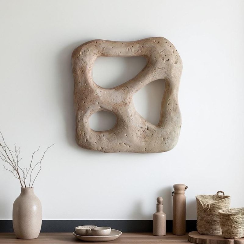 Textured Plaster Wall Sculptures - Etsy