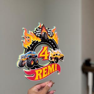 Hot Wheels Cake Topper - Etsy