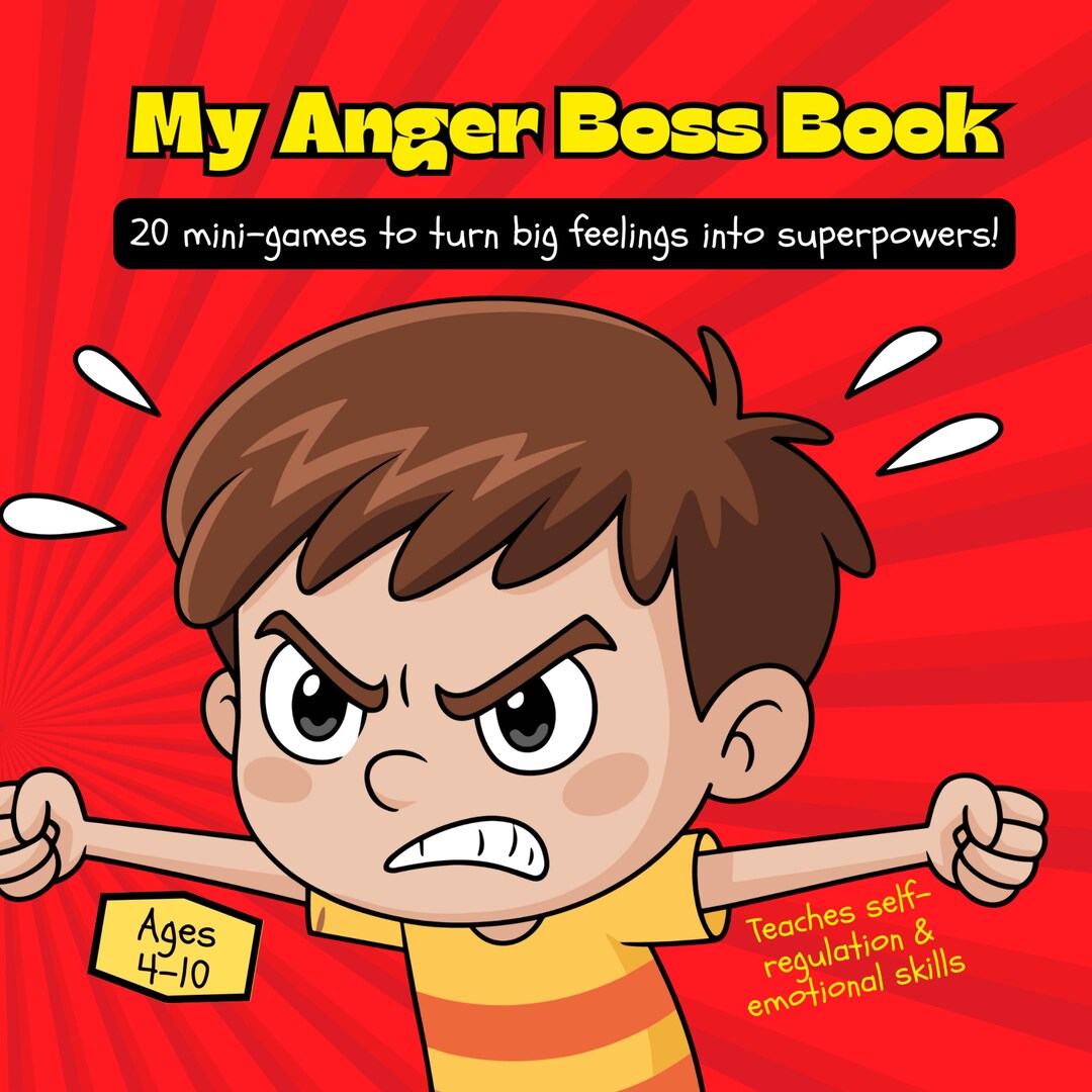 Kids Anger Management Flipbook | Read Me When I'm Angry Kids Activities ...