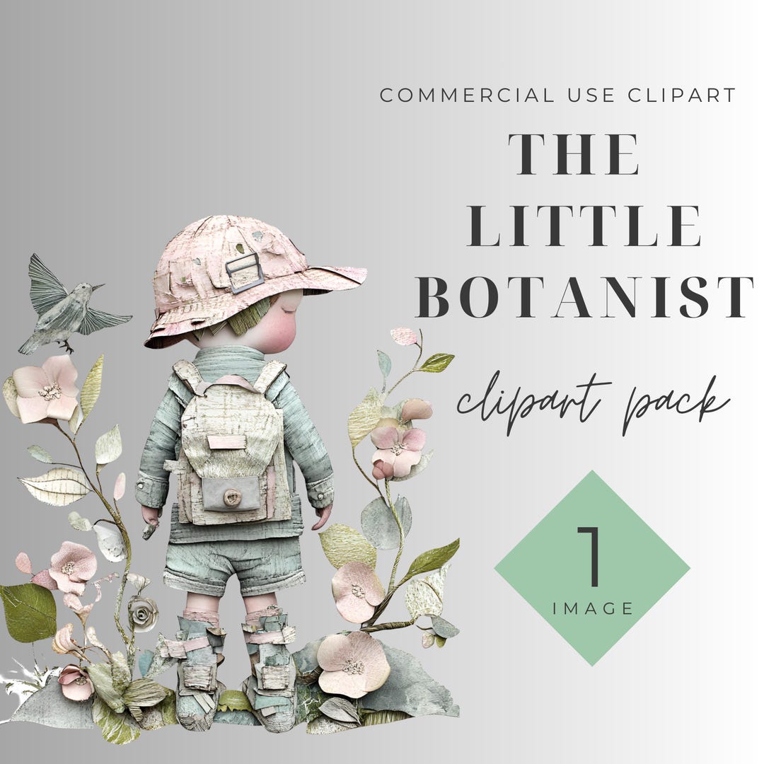 Little Botanist Clipart | Nature Explorer PNG | Boy Adventure Art ...