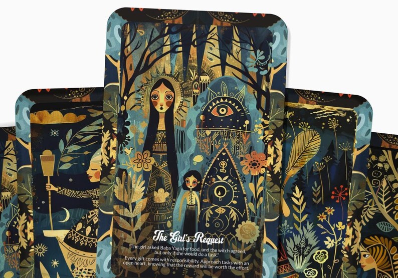 The Witch Baba Yaga - Oracle Deck - Etsy