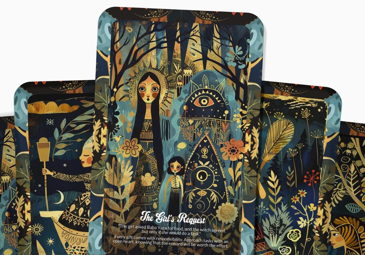 The Witch Baba Yaga - Oracle Deck - Etsy