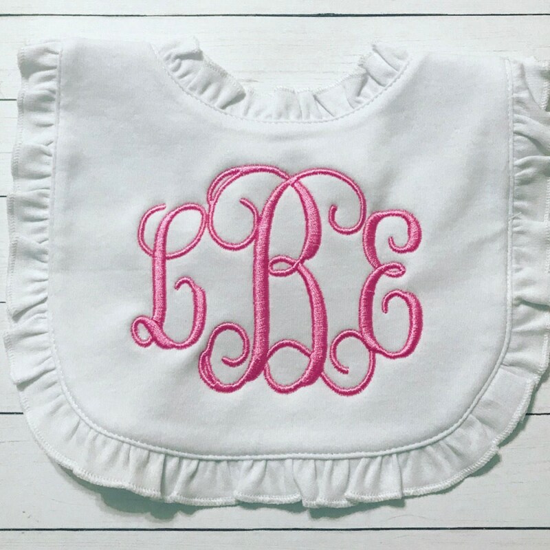 Ruffled Bib - Etsy