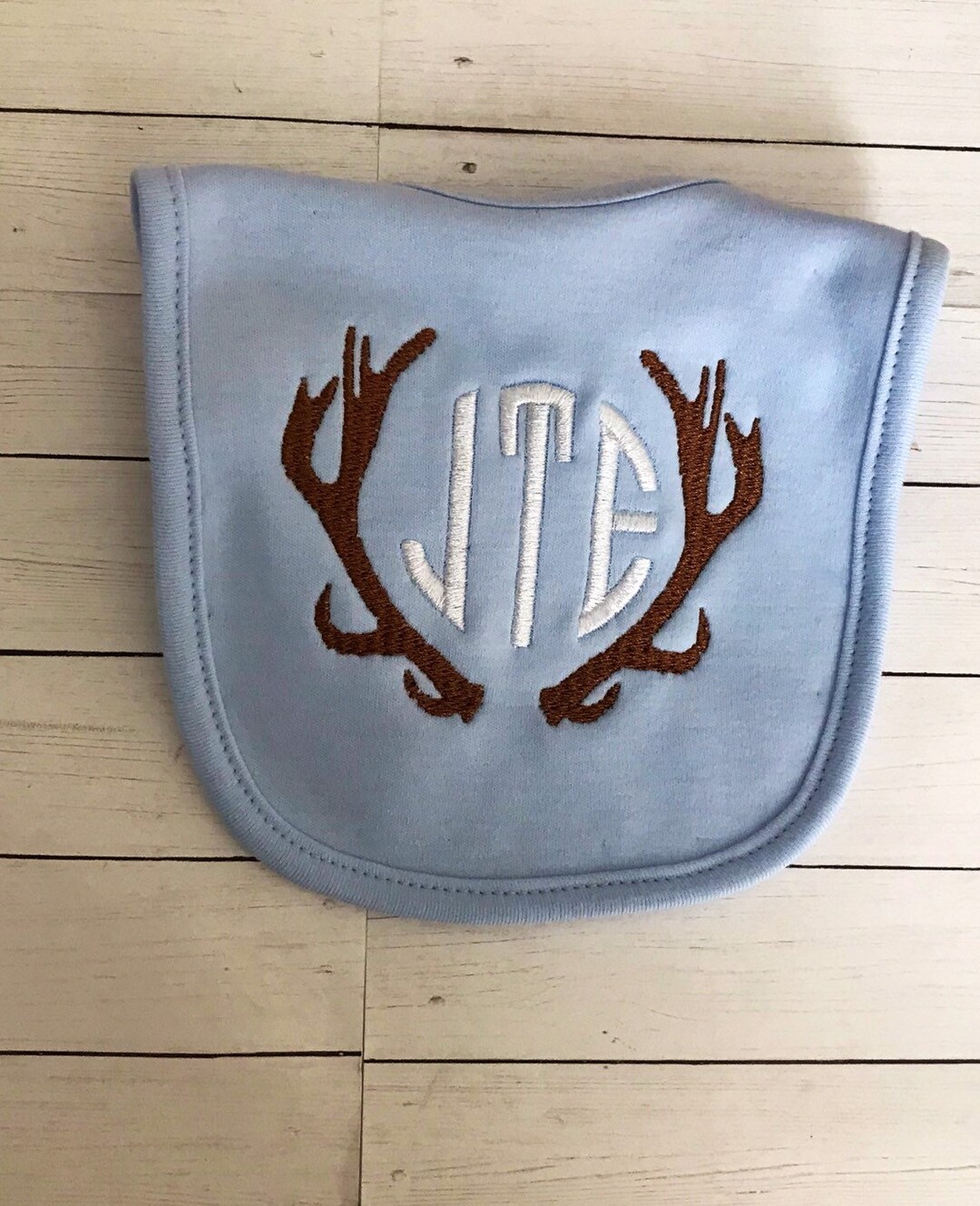 Deer Baby Bib-monogram Boy Baby Bib-baby Bibs-bib-baby Boy Bib ...
