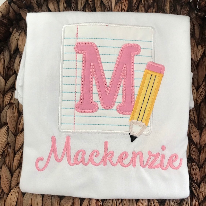 School Monogram - Etsy