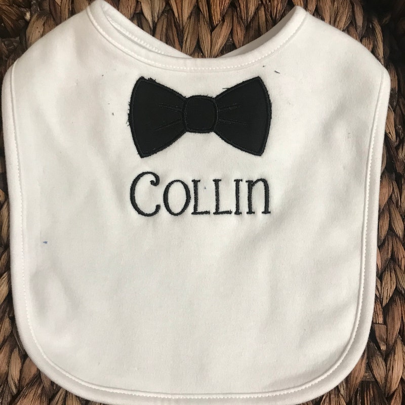 Bow Tie Bib - Etsy