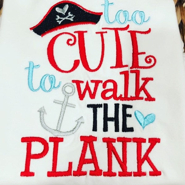 Girls Pirate Shirt - Etsy