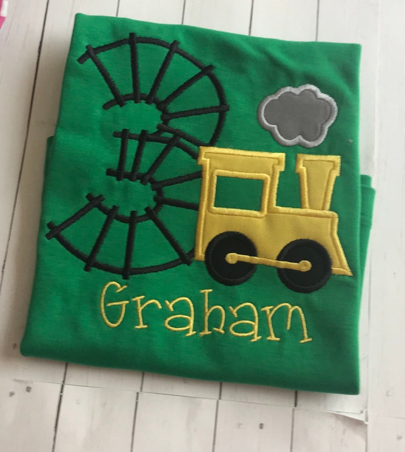 Train Birthday Shirt-3rd Birthday Shirt-personalized Birthday - Etsy