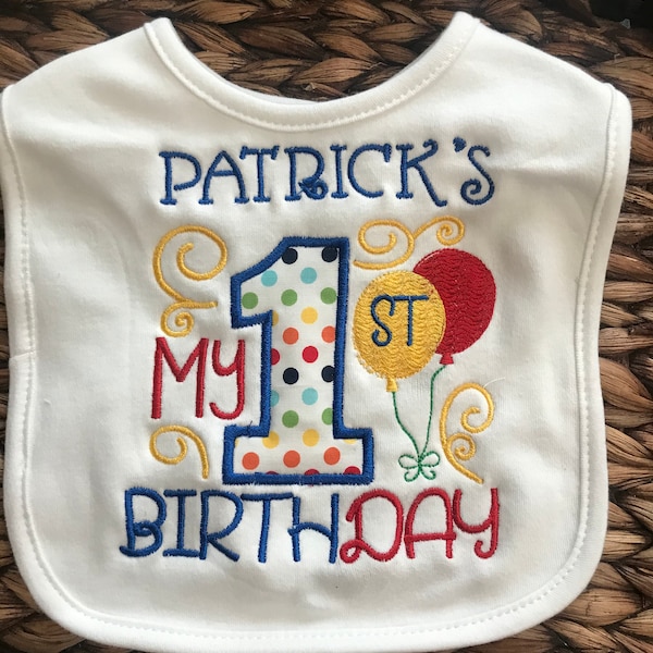 Smash Cake Bib - Etsy