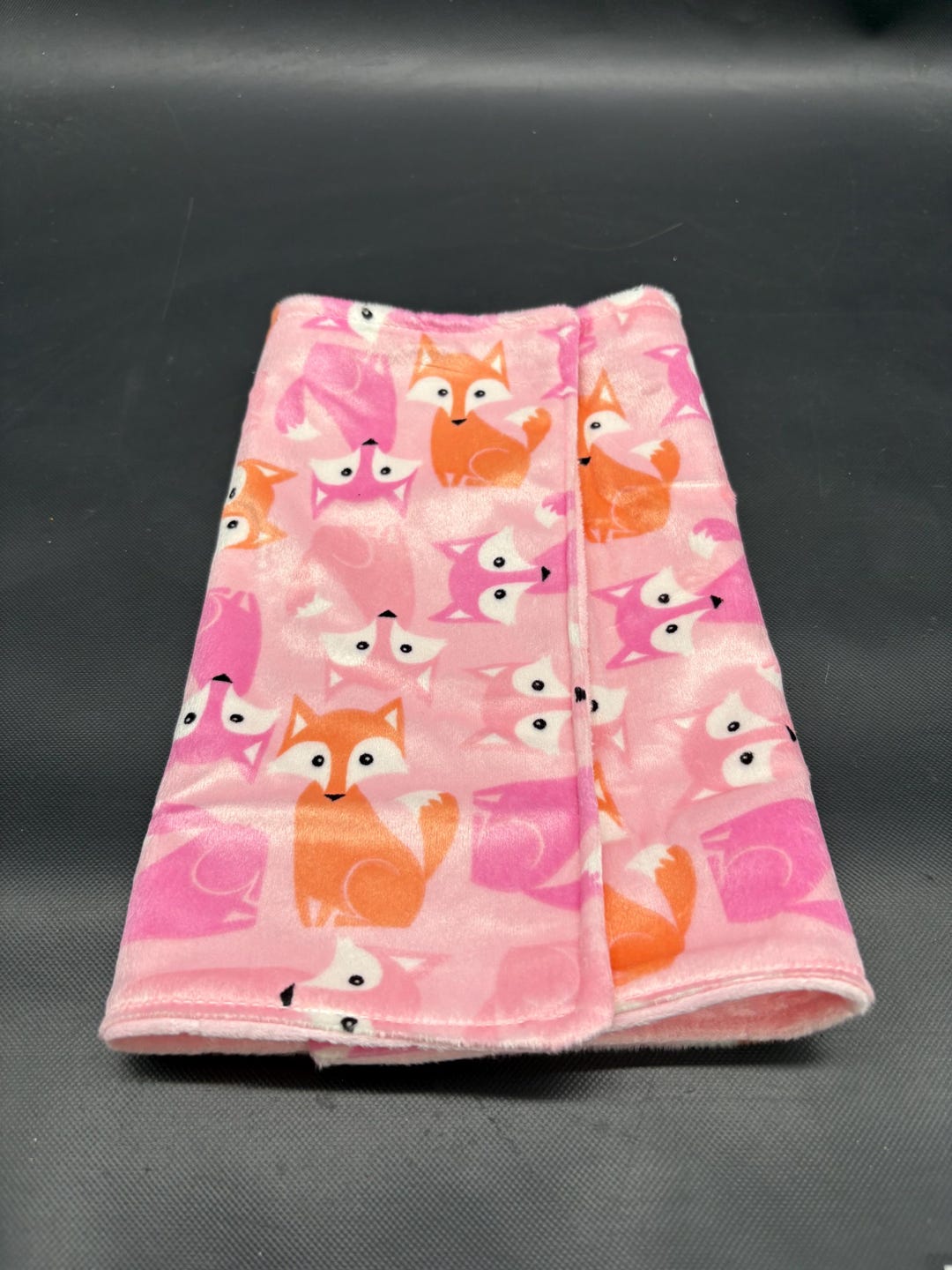 Pink Fox Baby Burp Cloth: Soft Print, Absorbent Burp Rag - Etsy