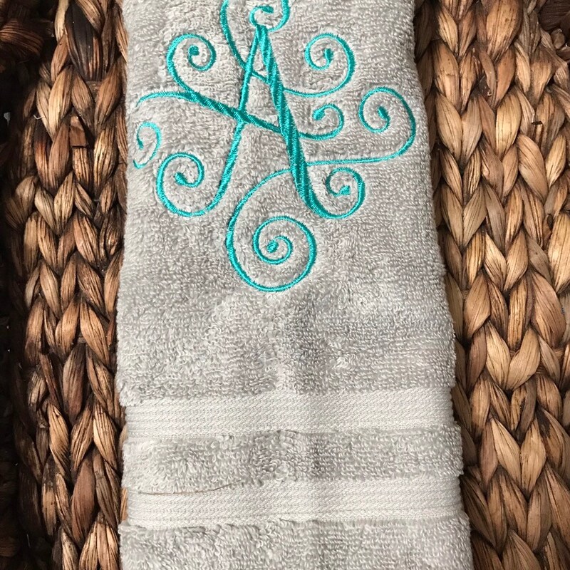 Monogrammed Towels - Etsy