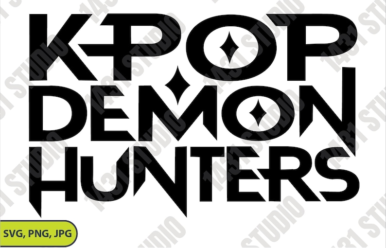 K POP Demon Hunter Logo SVG - Etsy