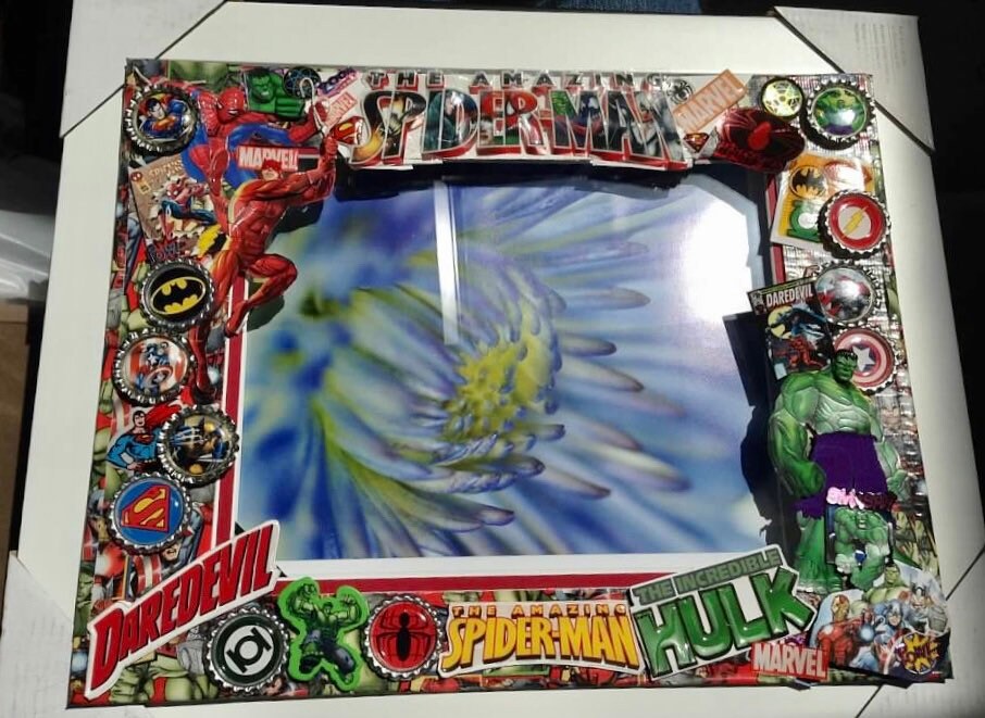 Superhero Picture Frame-CUSTOM MADE see description | Etsy