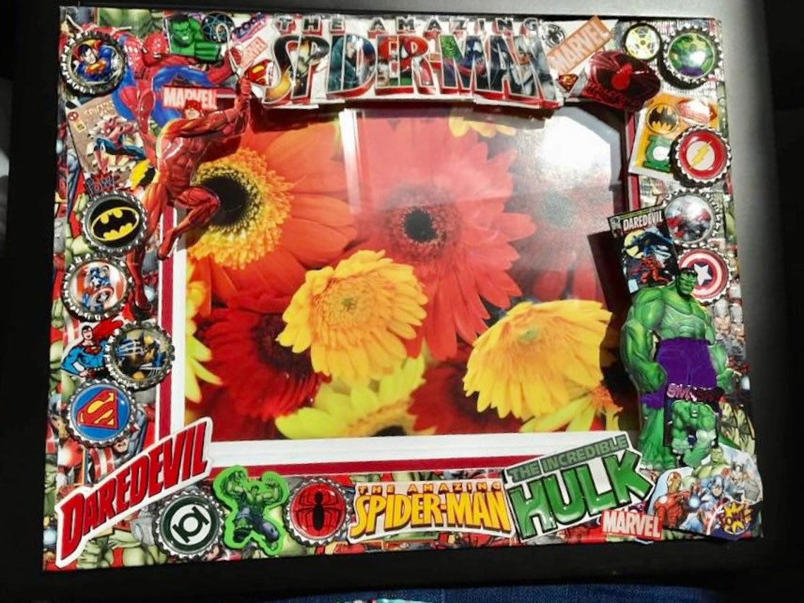 Superhero Picture Frame-custom MADE see Description - Etsy UK