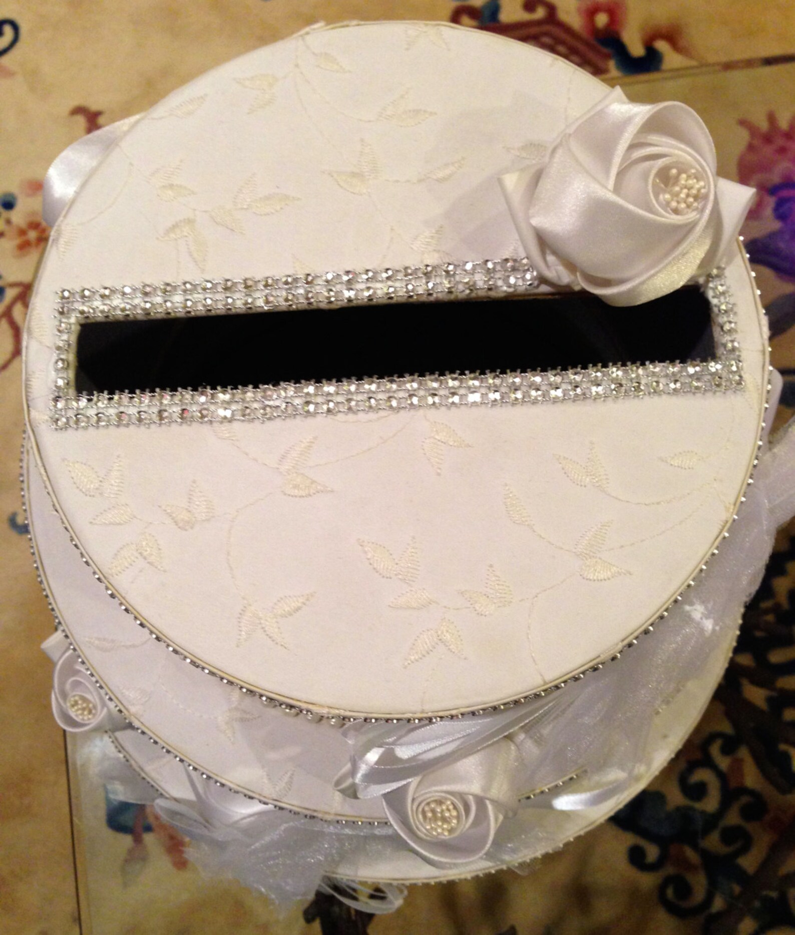 Wedding Card Holder Box Bling Cake Custom Order - Etsy