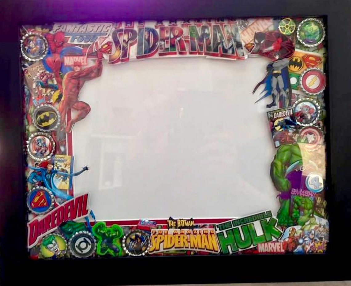 Superhero Picture Frame-custom MADE see Description - Etsy UK