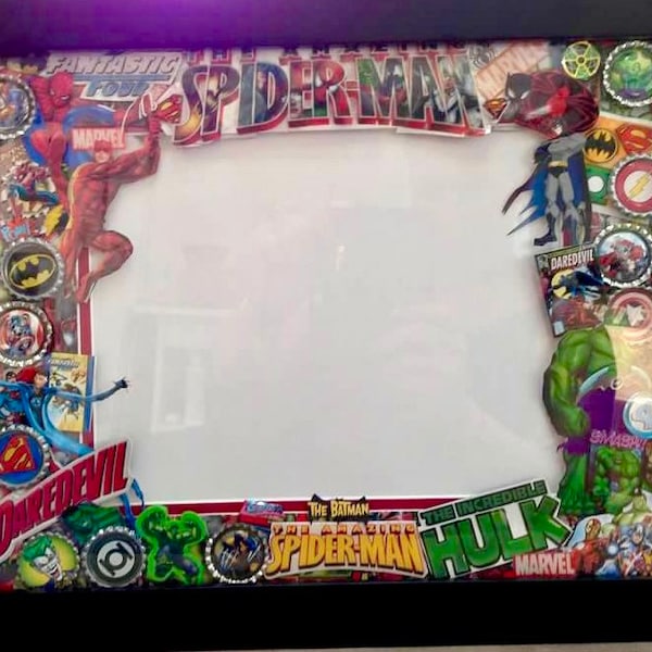 Spiderman Picture Frame - Etsy