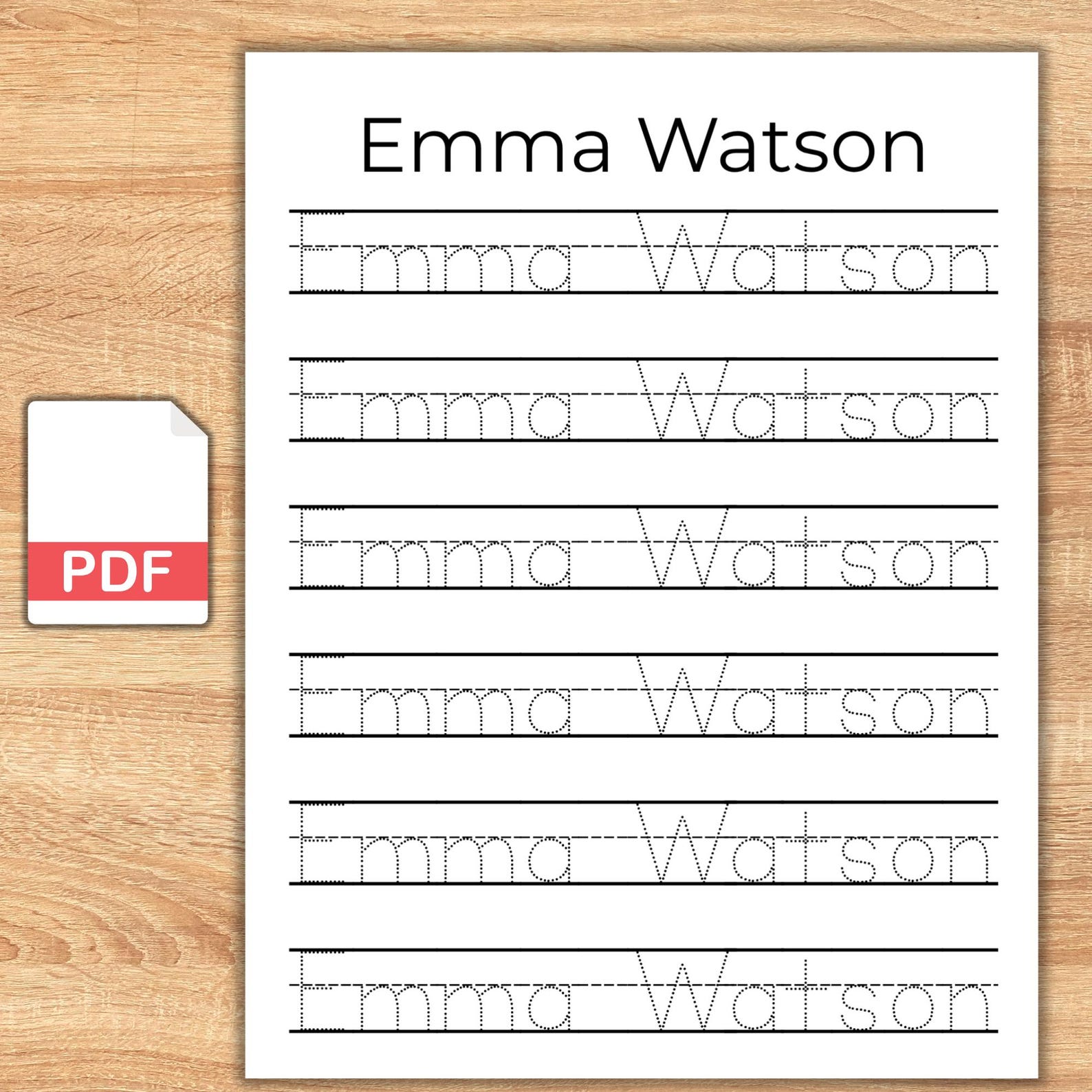 My Name is ... Name Trace Worksheet for Preschool Prek TK Kindergarten ...