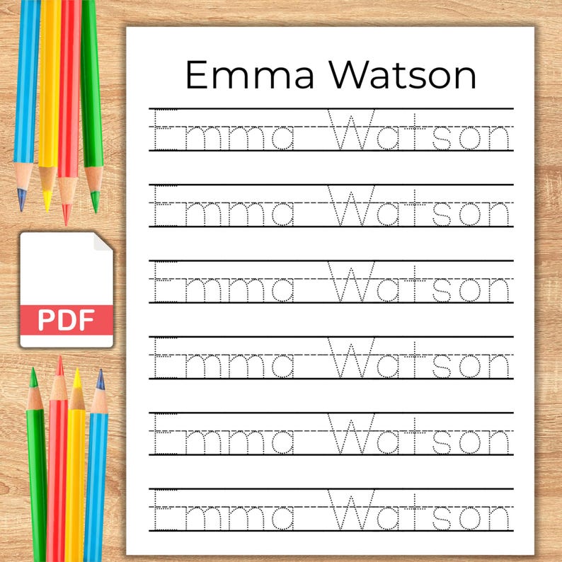 My Name is ... Name Trace Worksheet for Preschool Prek TK Kindergarten ...