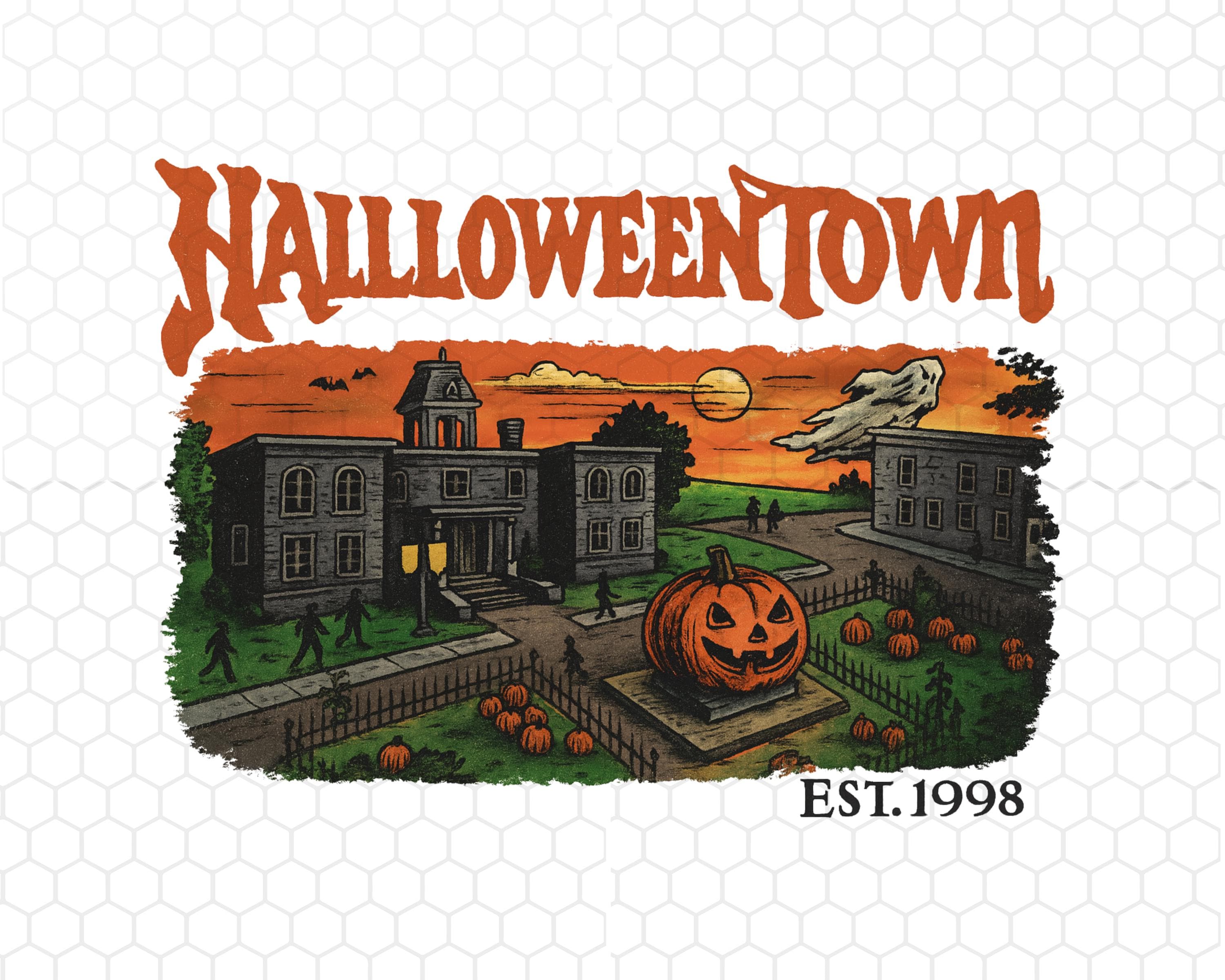Halloween Town Png, Halloweentown Est 1998 Png, Halloweentown ...