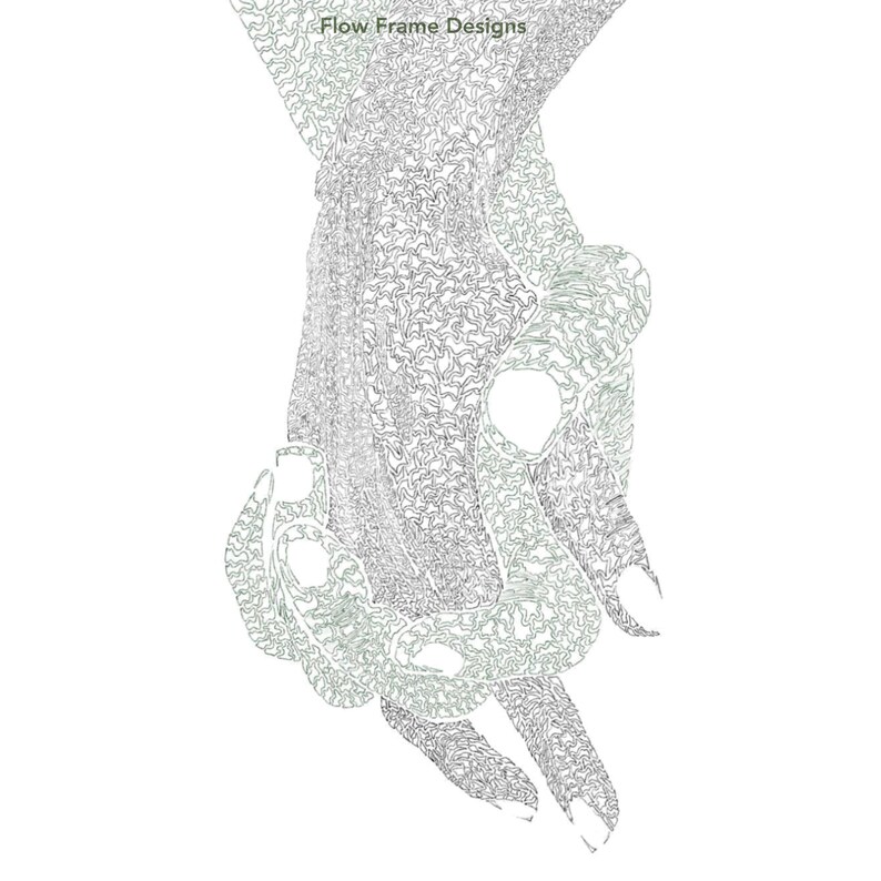 Minimalist Line Drawing of Holding Hands | Fine Line Illustration ...