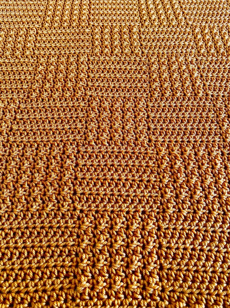Harvest Checks Crochet Throw PATTERN (english Only)© - Etsy
