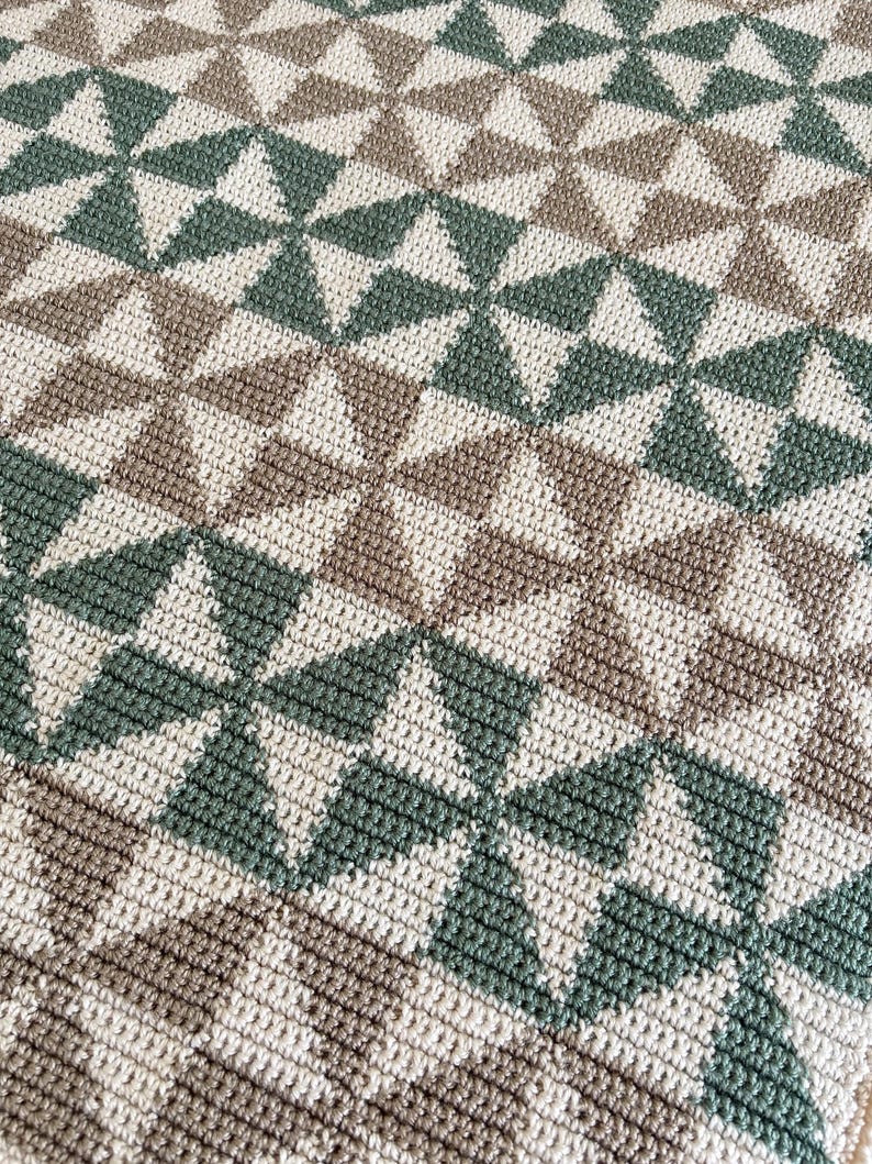 Playful Pinwheels Crochet Baby Blanket PATTERN (english Only)© - Etsy