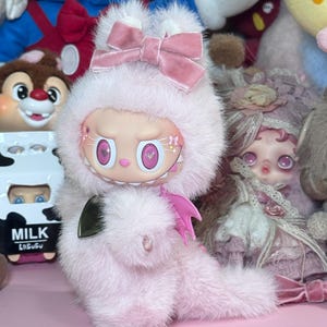 Pink Labubu Heart Eyes - Etsy