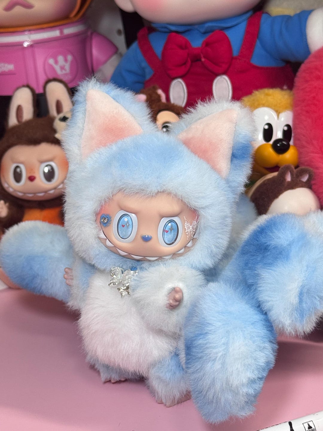 Handmade Labubu Custom Doll – Nine-tailed Fox Style – Furry Outfit ...