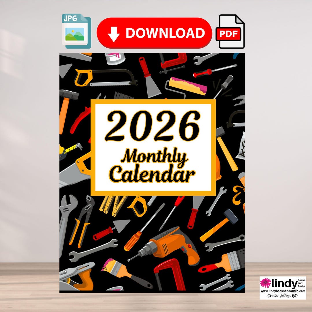 2026 PRINTABLE CALENDAR for Binders, Notebooks or Wall Hanging With ...