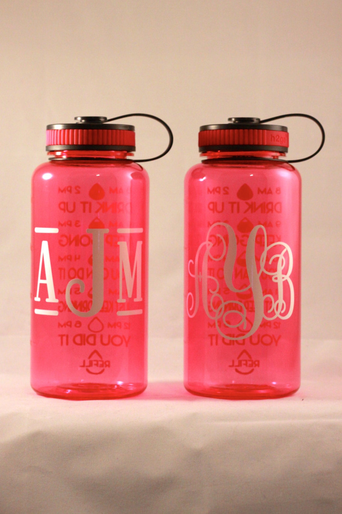 Clear-custom Water Bottle | Etsy