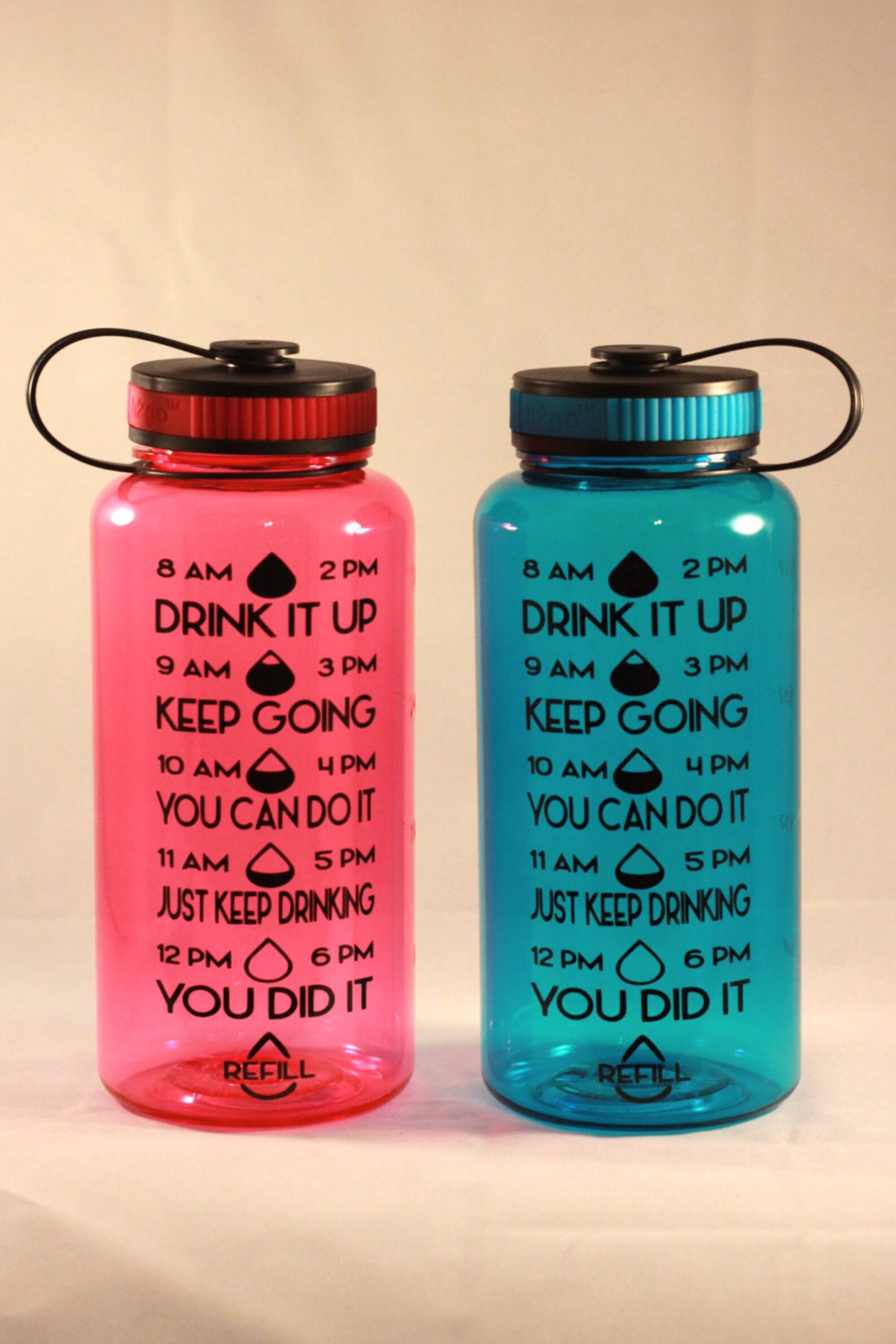 Clear-custom Water Bottle - Etsy