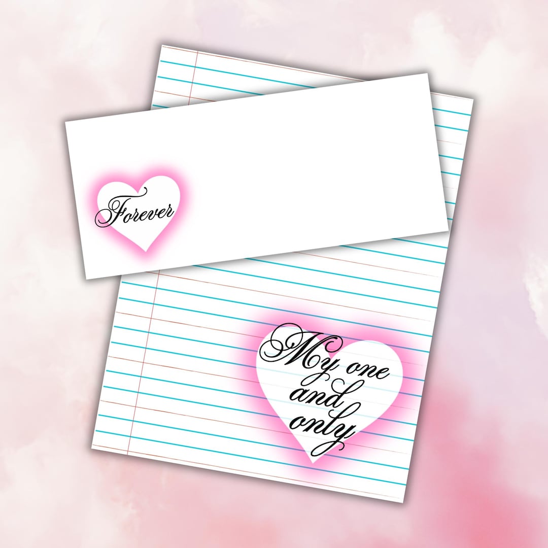 Valentine’s Day Prison Wife Writing Set | My One and Only Stationery ...