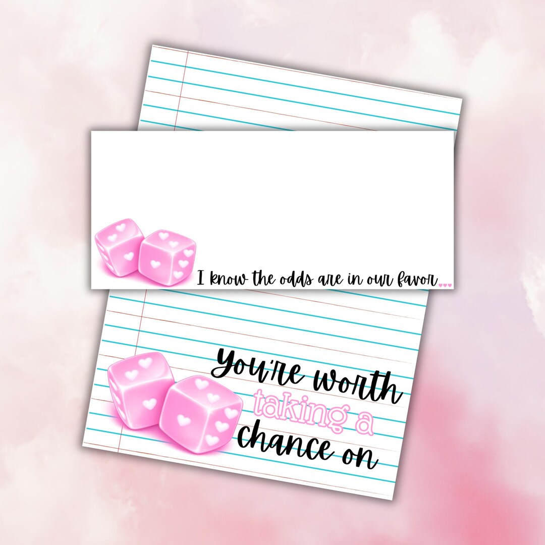 Valentine’s Day Prison Wife Writing Set – “you’re Worth Taking a Chance ...