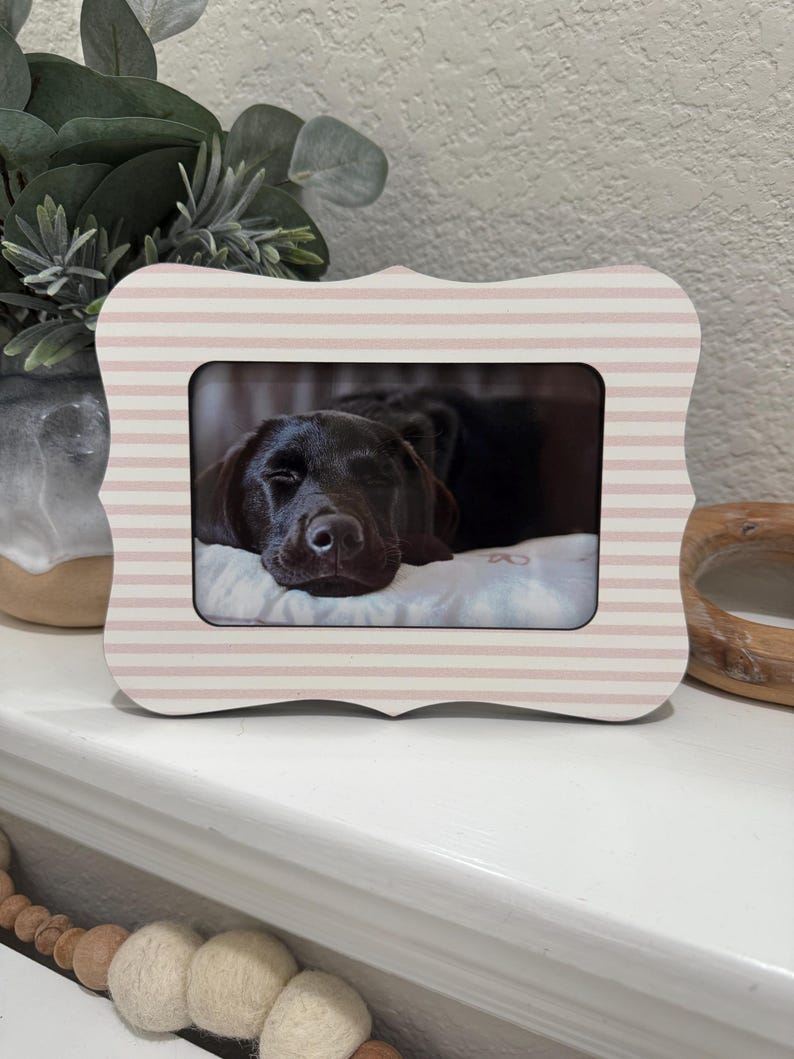 Personalized Cottagecore Baby Girl Picture Frame: Floral Nursery Decor ...