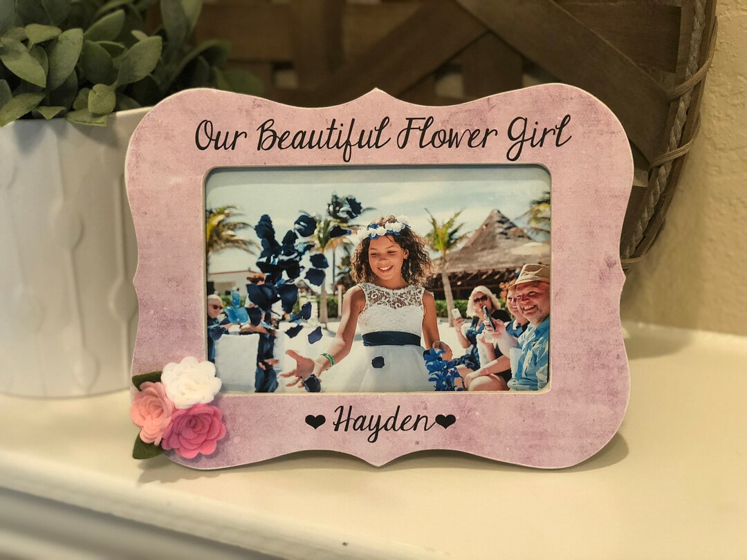 Personalized Flower Girl Gift for Flower Girl Flower Girl Picture Frame ...